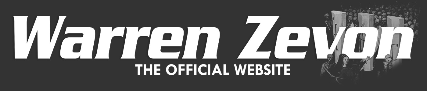 Warren Zevon - The Official Website